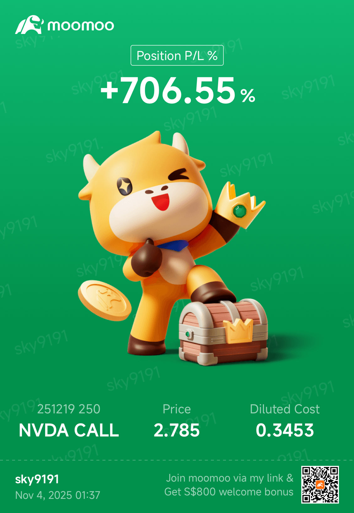 $NVIDIA (NVDA.US)$ Keep going…🚀🤑 - moomoo Community