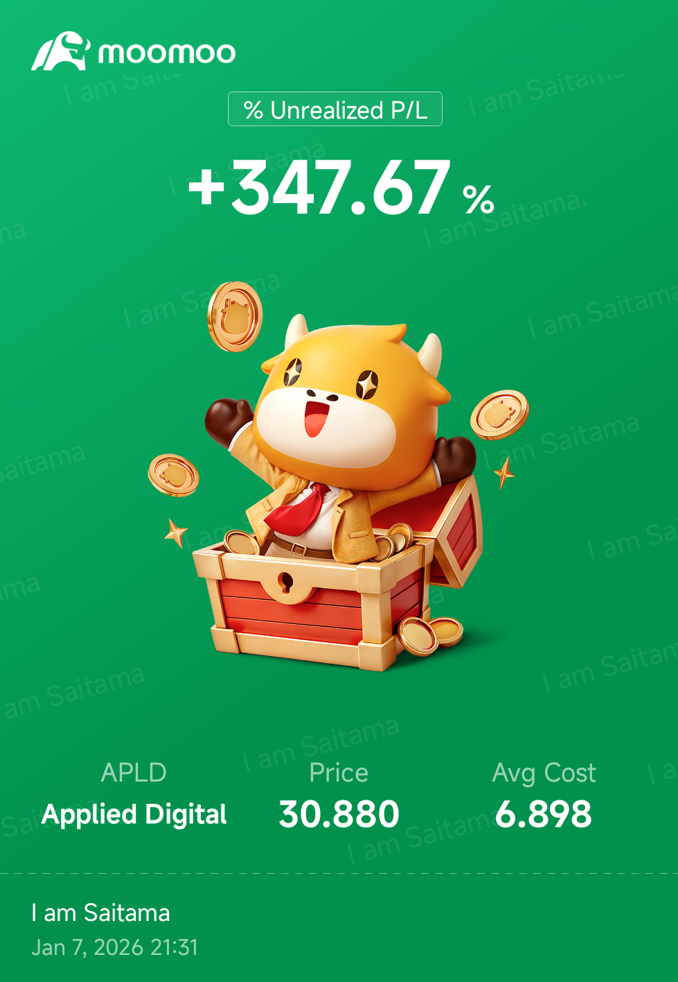 APLD ロングで待機中..🍻 - moomooコミュニティ