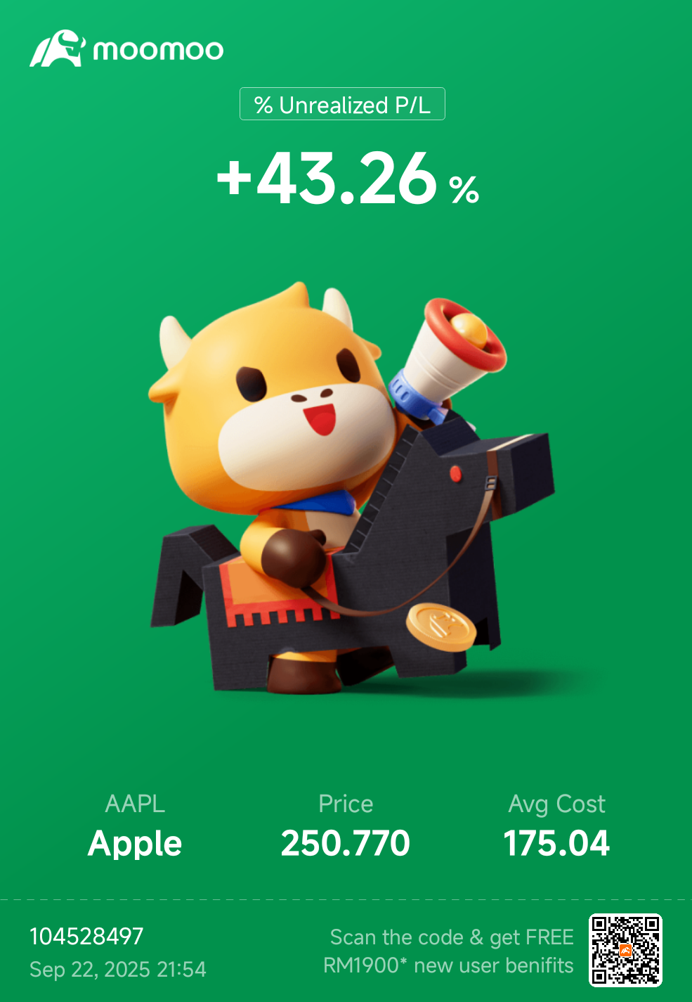 $Apple (AAPL.US)$ Gogo power rangers. - moomoo Community