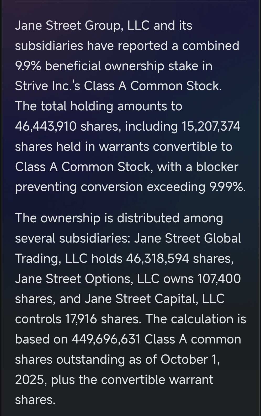 Nov 14 — Jane Street Group In The House - moomoo Community